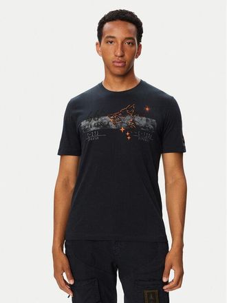 Aeronautica Aeronautica Militare T-Shirt 262TS2579UJ00750 Dunkelblau Regular Fit