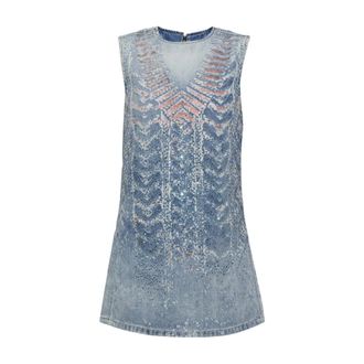 Diesel De-Myrela-S Kleid - - Dresses - Damen - Blau - M