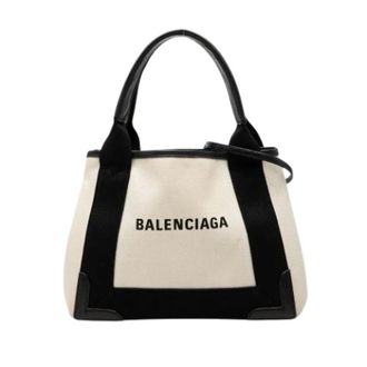 Balenciaga Pre-owned Sac Cabas XS Marine - Femme - Pre-owned - Beige - Taille: ONE Size