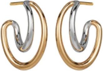 Charlotte Chesnais Charlotte Chesnais, Femme, Accessoires, Multicolore, Taille: ONE Size Mini Initial Hoop