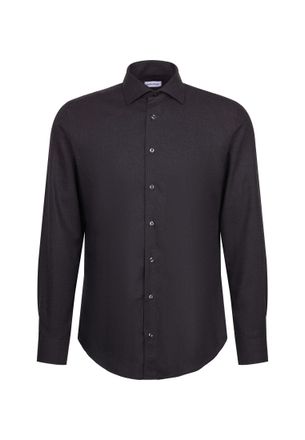 Seidensticker Herren Slim Fit Langarm Business Hemd, Grau, 41