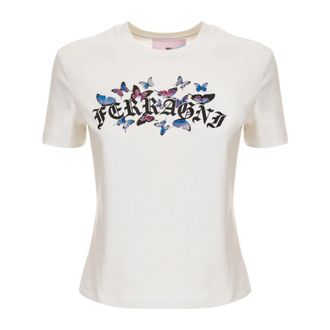Chiara Ferragni T-Shirts und Poloshirts - - Tops - Damen - Wei&szlig; - 2XS