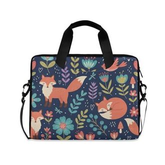 Alaza Sac à bandoulière pour ordinateur portable de 40,6 à 15,6 Motif lama - Pour homme et femme, Fox I27882, Taille unique