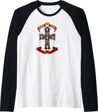 Guns n' Roses Guns n Roses Appetite For Destruction Rock Music Band Raglan