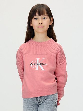 Calvin Klein Pullover Mit Logo - Brandied Apricot - M&auml;dchen - 12 Jahre (152 cm)