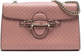 Gucci Hobo Bags - Medium Microguccissima Emily Shoulder Bag - Gr. unisize - in Gold - f&uuml;r Damen