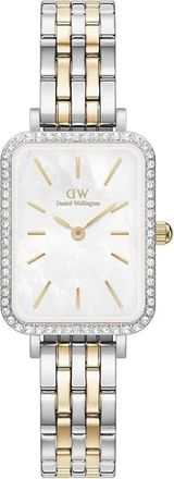 Daniel Wellington Femme, Accessoires, Gris, Taille: ONE Size Quadro Bezel Link