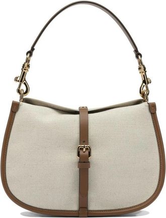 Etro Etro Hobo Bags - Pony Medium Shoulder Bag - Gr. unisize - in Beige - f&uuml;r Damen