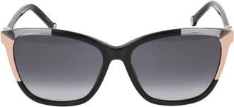 Carolina Herrera Femme, Accessoires, Noir, Taille: 58 MM CH 0052/S Lunettes de soleil