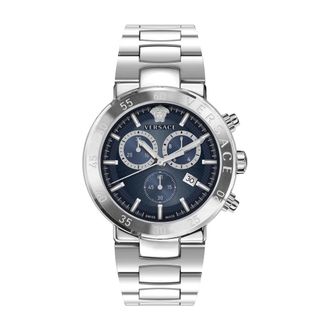 Versace Chronograph Urban Mystique Uhr - - Accessories - Herren - Blau - ONE SIZE