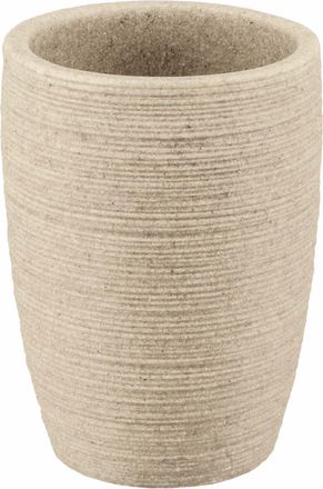 Kleine Wolke Zahnputzbecher Sand in Macadamia