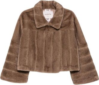 VALENTINI 1972 Valentini 1972 - Manteau en vison &eacute;co-vintage - Femme - Vestes - Brun - Taille: 36 FR