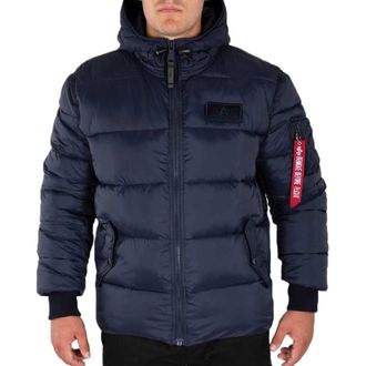 Alpha Industries Alpha Industries Hooded Puffer Alpha FD Winterjacke f&uuml;r Damen Rep.Blue