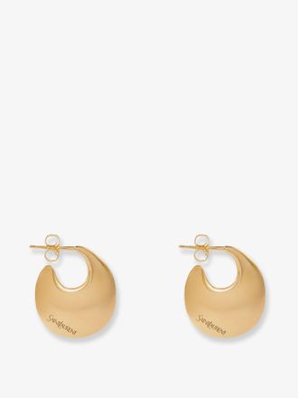 Saint Laurent Brass earrings with gold finishes - SAINT LAURENT - gender_Woman