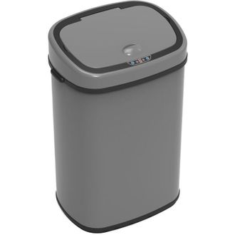 SVITA Sensor-M&uuml;lleimer 58L M&uuml;lleimer mit Sensor Abfalleimer Grau - Svita