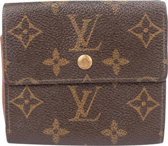 Louis Vuitton Portemonnaie - Louis Vuitton Canvas Monogram Elise Wallet - Gr. unisize - in Bunt - f&uuml;r Damen