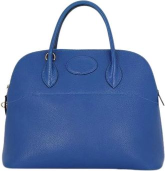 Herm&egrave;s Pre-owned Bolide Handbag - Femme - Pre-owned - Bleu - Taille: ONE Size