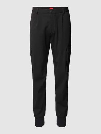HUGO BOSS Tapered Fit Cargohose mit Bundfalten Modell Glavin