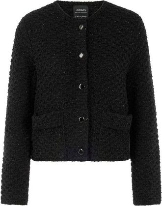 Marc Cain Damen Strickjacke mit Alpaka und Wolle