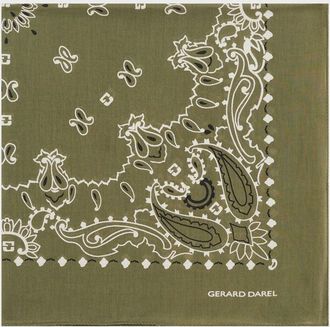 Gerard Darel Bandana en coton - OMAYA - Vert Kaki