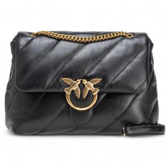 Pinko Pinko, Femme, Sacs, Noir, Taille: ONE Size Love Bag Puff Maxi