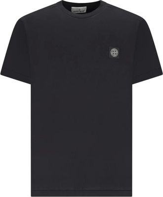 Stone Island T-shirt SS - Homme - Tops - Noir - Taille: XL