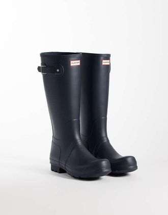 Hunter Original bottes de pluie hautes bleu marine