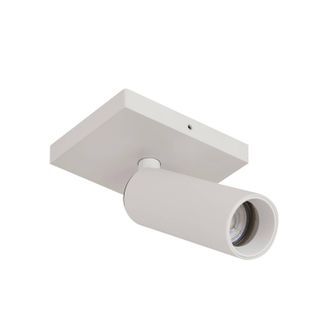 Arcchio Strahler Brinja Slim (Modern) in Weiß aus Aluminium (1 flammig, GU10) - Deckenlampe Deckenleuchte Lampe Spot Flurleuchte