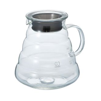 Hario Hario XGS-80TB Kaffeekanne aus Glas / Range Server 800 ml, farblos, 13 x 15,2 x 13 cm
