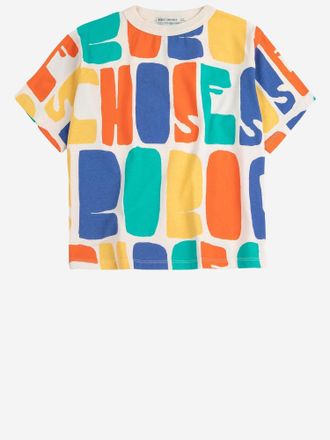 Bobo Choses Organic Cotton Logo Print T-Shirt - Multicolor