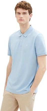 Tom Tailor 1031006 Polo piqué Basique Homme, 32245 - Washed Out Middle Blue, XXL