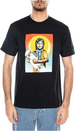 Obey Homme, Tops, Noir, Taille: XL Skateistan Tee