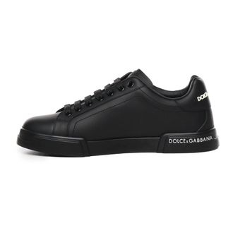 Dolce & Gabbana Homme, Chaussures, Noir, Taille: 40 EU Baskets Portofino
