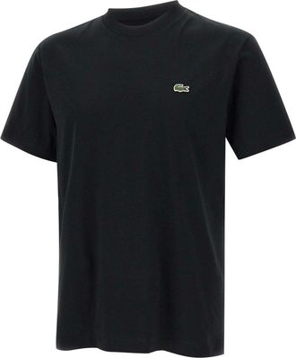 Lacoste Homme, Tops, Noir, Taille: XL Cotton T-shirt