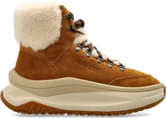 Moon Boot MB Moon247 City Shearling Mid - Femme - Chaussures - Brun - Taille: 37 EU