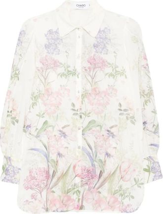 Charo Ruiz Ibiza Femme, Blouses et Chemises, Blanc, Taille: 40 FR Aster Shirt