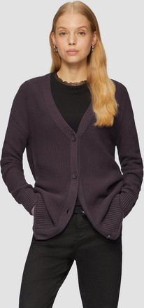 QS by s.Oliver Cardigan Strickjacke Lange Strickjacke mit Strukturmuster