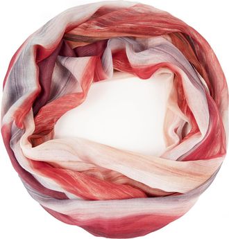 Glamexx24 Loop Schlauchschal für Damen, Farbverlauf Sommer Loop Rundschal Leichter Verlauf Regenbogen Sommerlicher Schal