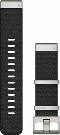 Garmin QuickFit 22 Uhrenarmband Jacquard Webart Nylonband schwarz