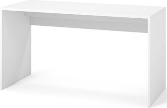 Les Tendances Bureau KAZY - 120 ou 140cm - Blanc ou Noir Mat 120 cm-Blanc-Largeur 120 cm