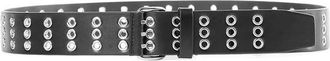 Ann Demeulemeester Eyelet-embellished Leather Belt