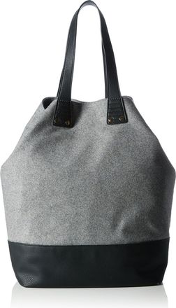Pieces PCPI NET 17076345 Damen Shopper 41x45x16 cm (B x H x T), Grau (Castlerock)