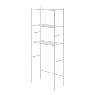 Vicco Waschmaschinenregal Wei&szlig; Miso 66x162x30 cm - Badezimmerregal f&uuml;r die Waschmaschine, Zus&auml;tzlicher Stauraum oberhalb des Ger&auml;ts f&uuml;r Waschmittel & Zubeh&ouml;