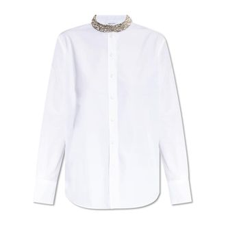 Alexander McQueen Damen, Blusen & Hemden, Weiß, SGröße