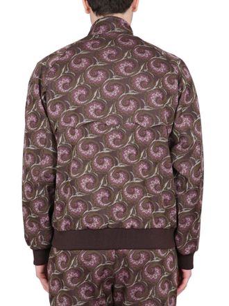 Baracuta High-Collar Polyester Jacket - Brown