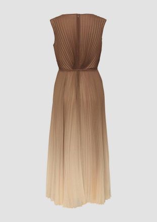 s.Oliver Midikleid Kleid &Auml;rmelloses Midikleid mit Plissee und G&uuml;rtel