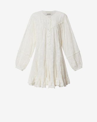 Isabel Marant Robe Zame - Femme - Blanc - Taille 34 - Isabel Marant