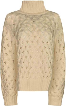 P.A.R.O.S.H. P. A.R. O.S. H. Pull Col Rond - Crème