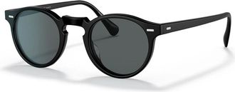 Oliver Peoples Gregory Peck Sonnenbrille - - Accessories - unisex - Schwarzk - 47 MM