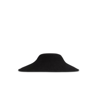 Balmain Femme, Accessoires, Noir, Taille: 58 CM Chapeau en velours